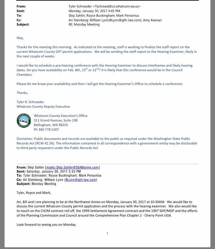 A need for transparency in Whatcom County Planning and Development ...